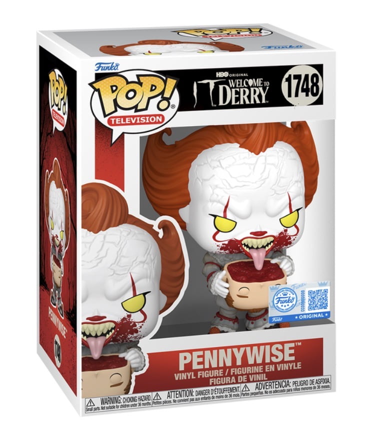 Funko Pennywise 1748 IT: Welcome to Derry Exclusive Vinyl Figure ...