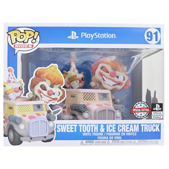 Funko POP Rides | Stylized Sweet Tooth & Ice Cream Truck Figure from ...