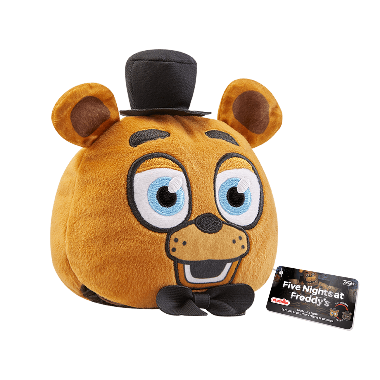 Funko FNAF Toy: 4-inch Freddy Fazbear Reversible Head Plush from Five ...
