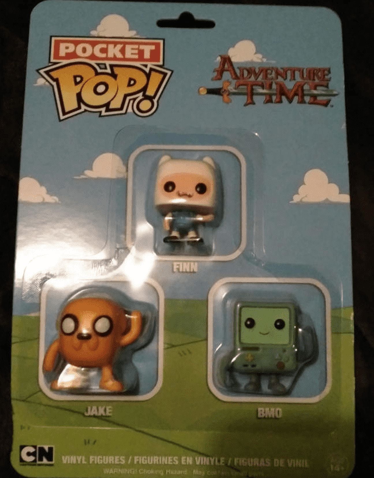 Funko Pocket POP! Adventure Time Finn Jake BMO Vinyl Figure 3 Pack ...