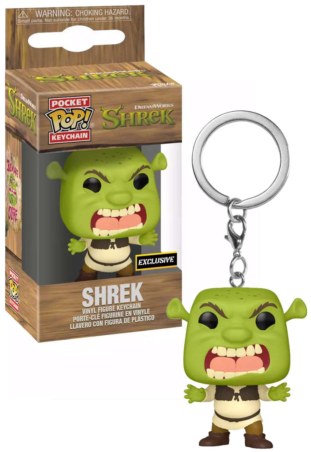 Funko Pocket POP! Keychain Shrek Keychain - Walmart.com