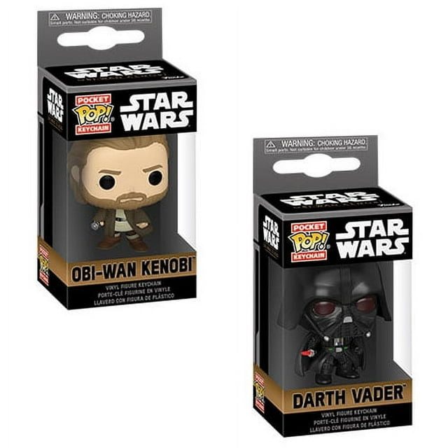 Funko Pocket POP! Star Wars Kenobi Keychains - SET OF 2 (Obi-Wan ...