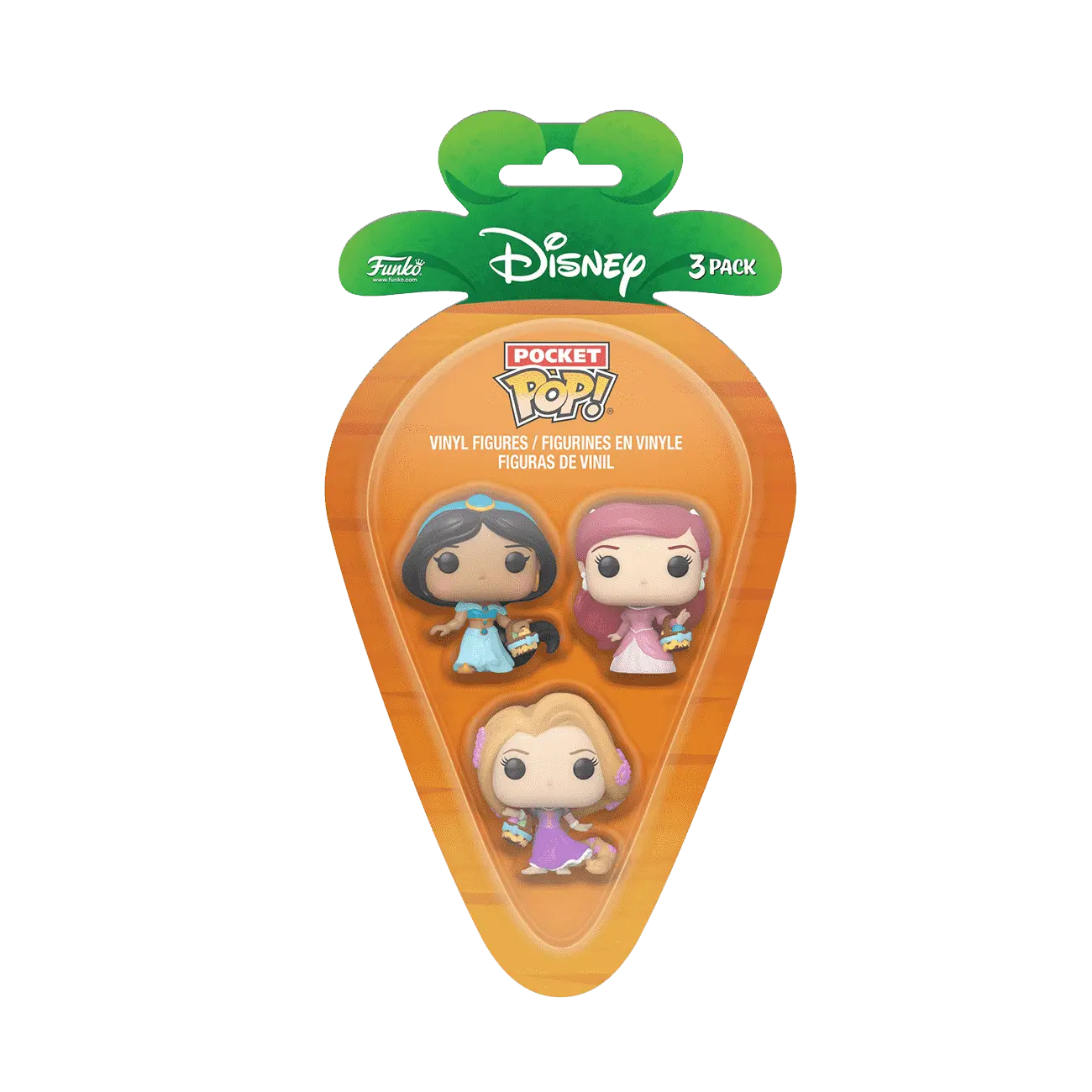 Funko Pocket Pop! Easter Jasmine, Rapunzel, Ariel 3-Pack Disney Disney ...
