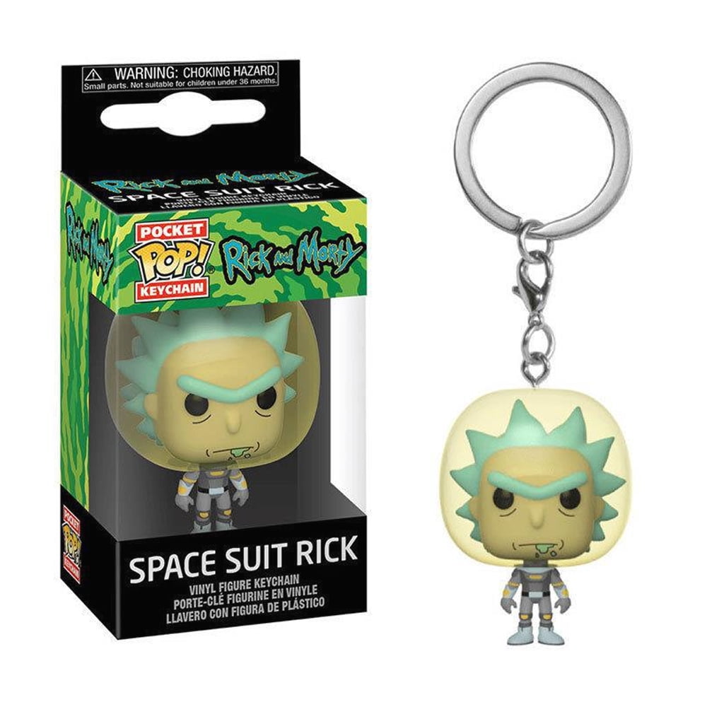 Funko Pocket Pop Keychain Rick And Morty Space Suit Rick Viny Figure ...