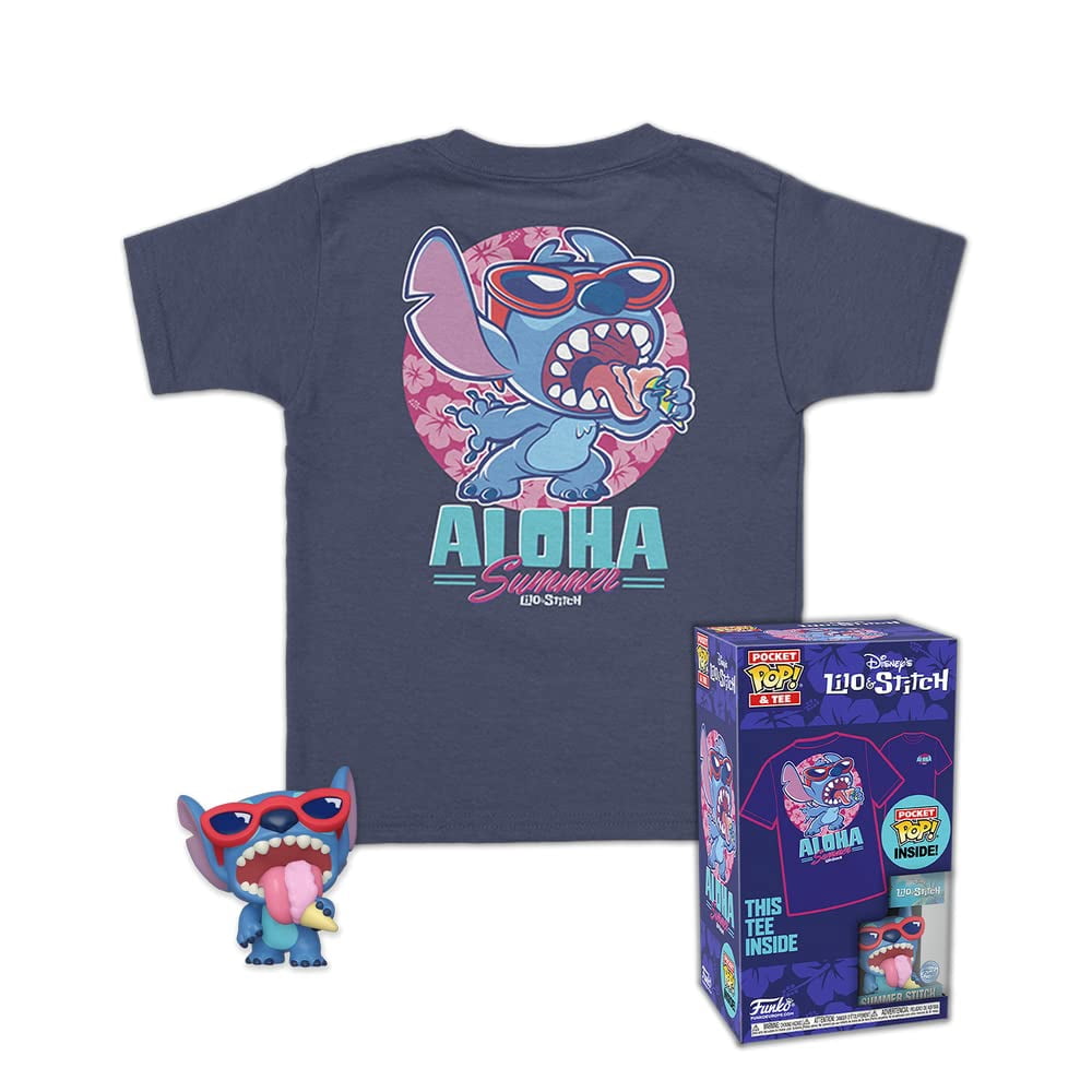 Funko Pocket Pop! & Tee: Disney - Summer Stich Stitch - Extra - for ...