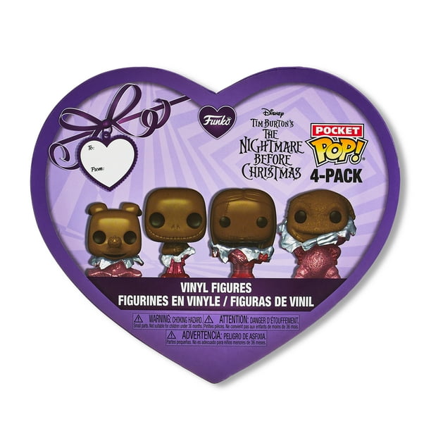 Funko Pocket Pop! The Nightmare Before Christmas Valentine's Box 4Pack ...