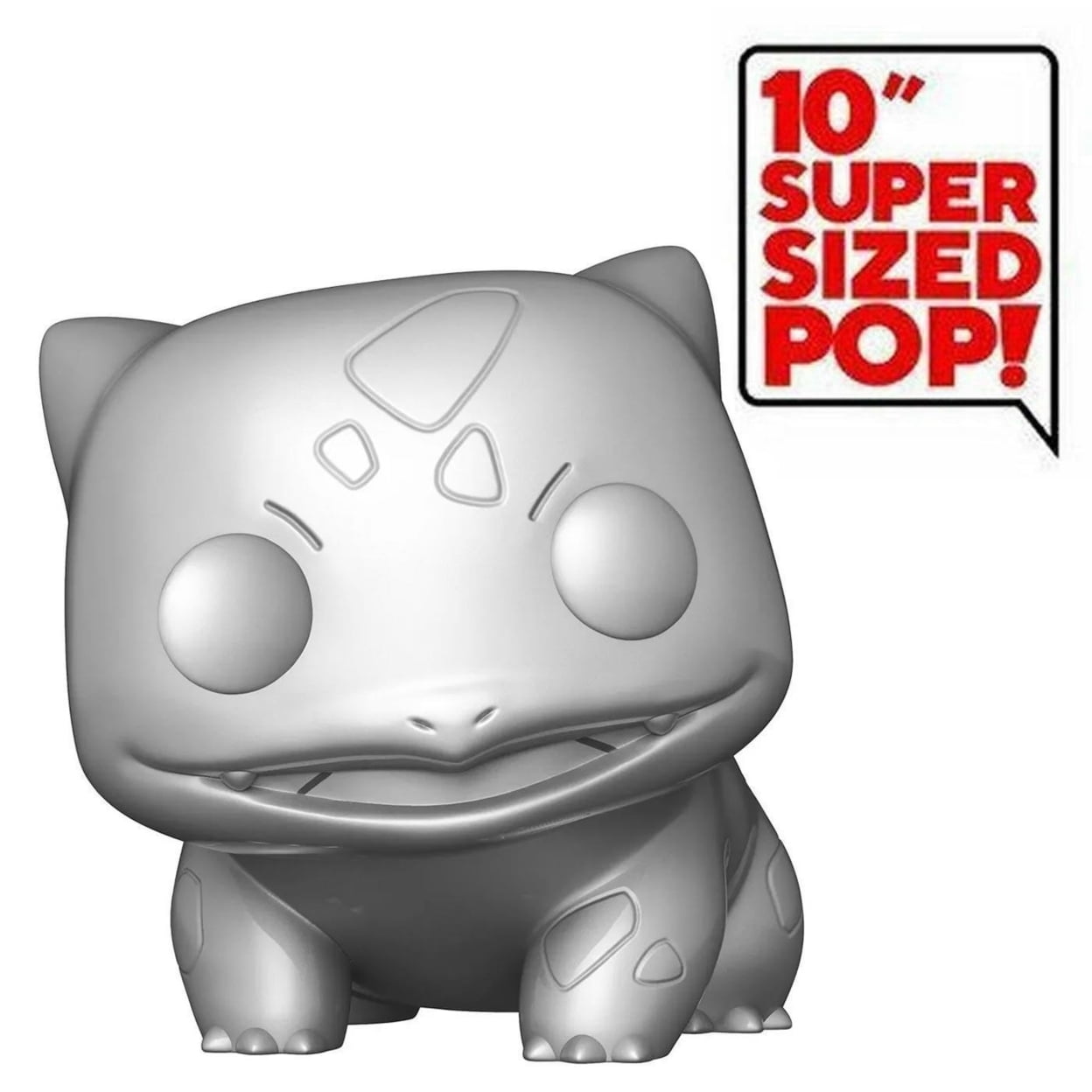 Funko Pokemon Bulbasaur Jumbo Metallic Silver Vinyl Figure, 10 ...