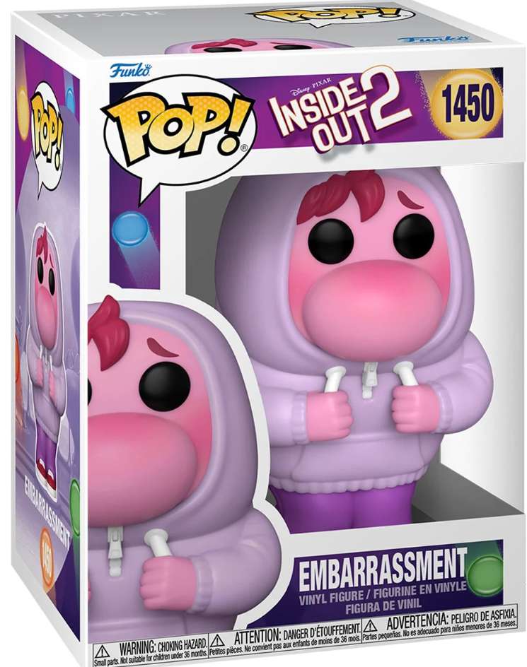 Funko Pop! 1450 Disney Inside Out 2 - Embarrassment Vinyl Figure ...