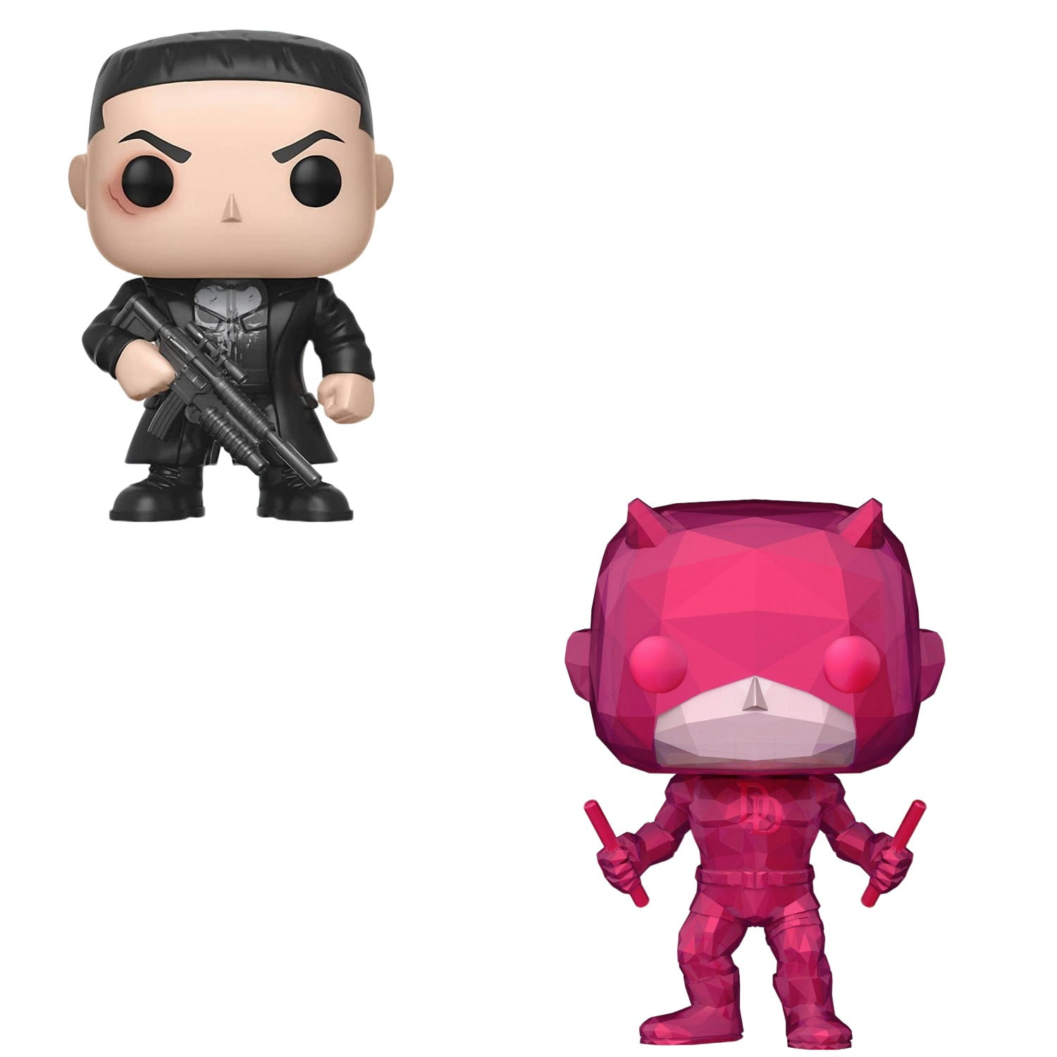 Funko Pop! 2 Pack Daredevil- Punisher #216 & Facet #1386 - Walmart.com