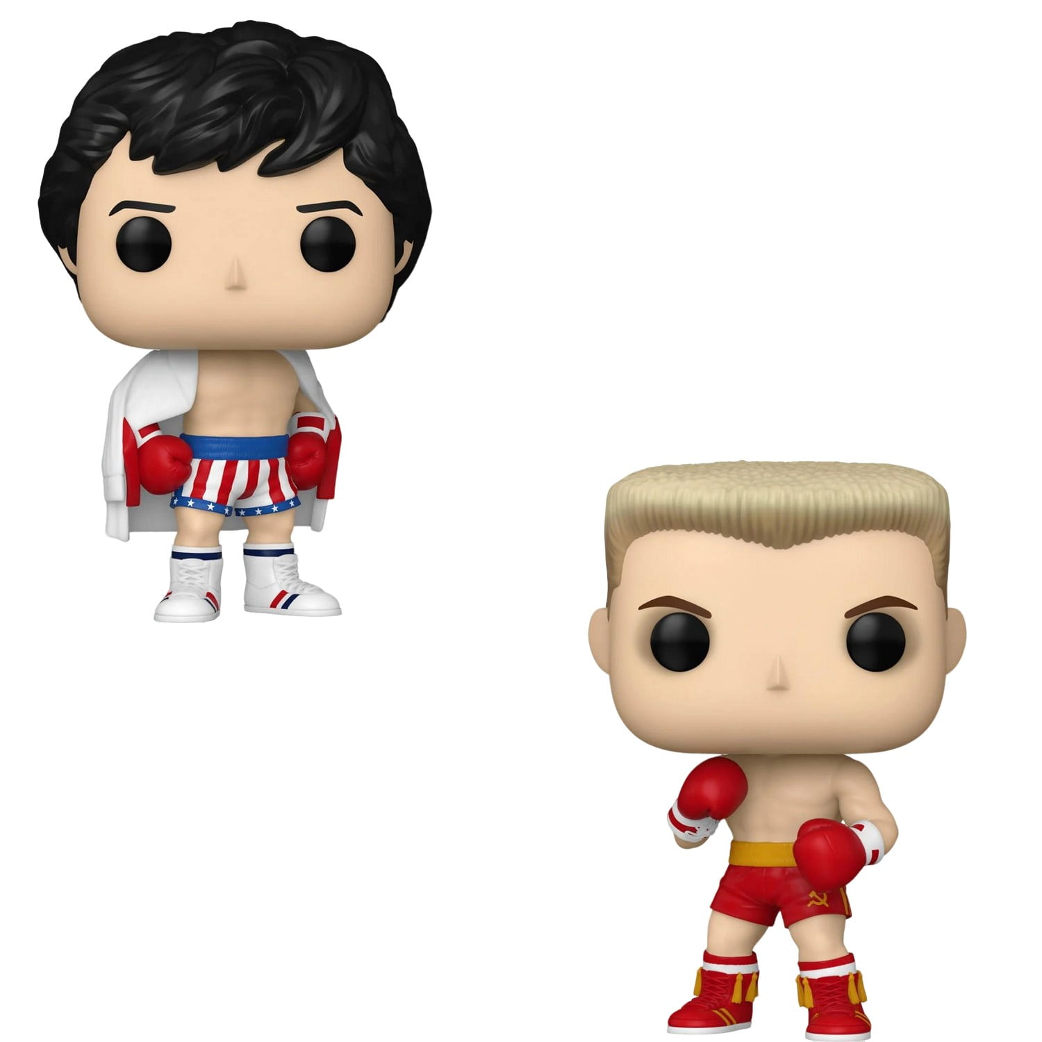 Funko Pop! 2 Pack Rocky - Rocky Balboa #1713 & Ivan Drago #1715 - Walmart.com