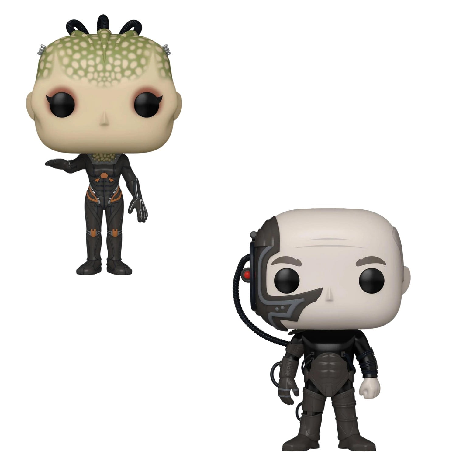 Funko Pop! 2 Pack Star Trek: First Contact - The Borg Queen #1707 & Locutus of Borg #1708 ...