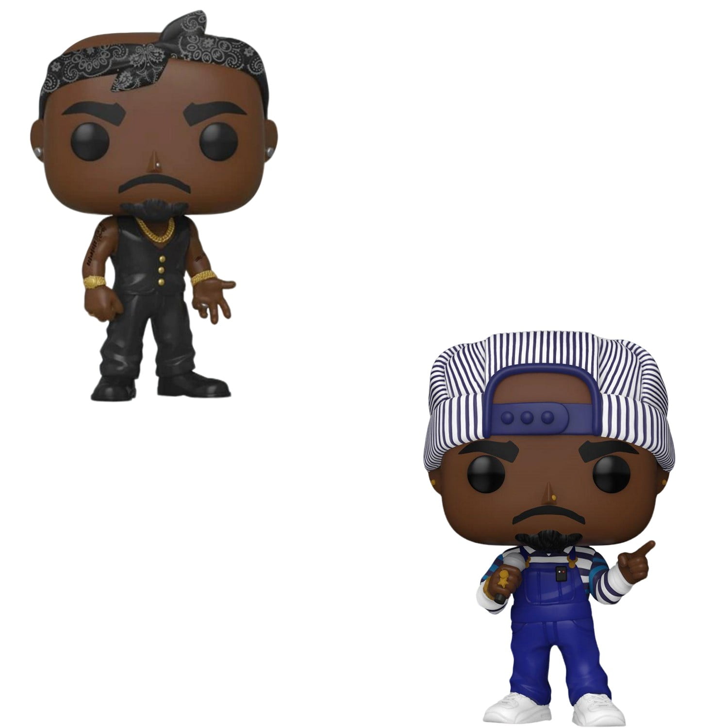 Funko Pop! 2 Pack Tupac Shakur - 2Pac #158 & Tupac with Microphone #387 ...