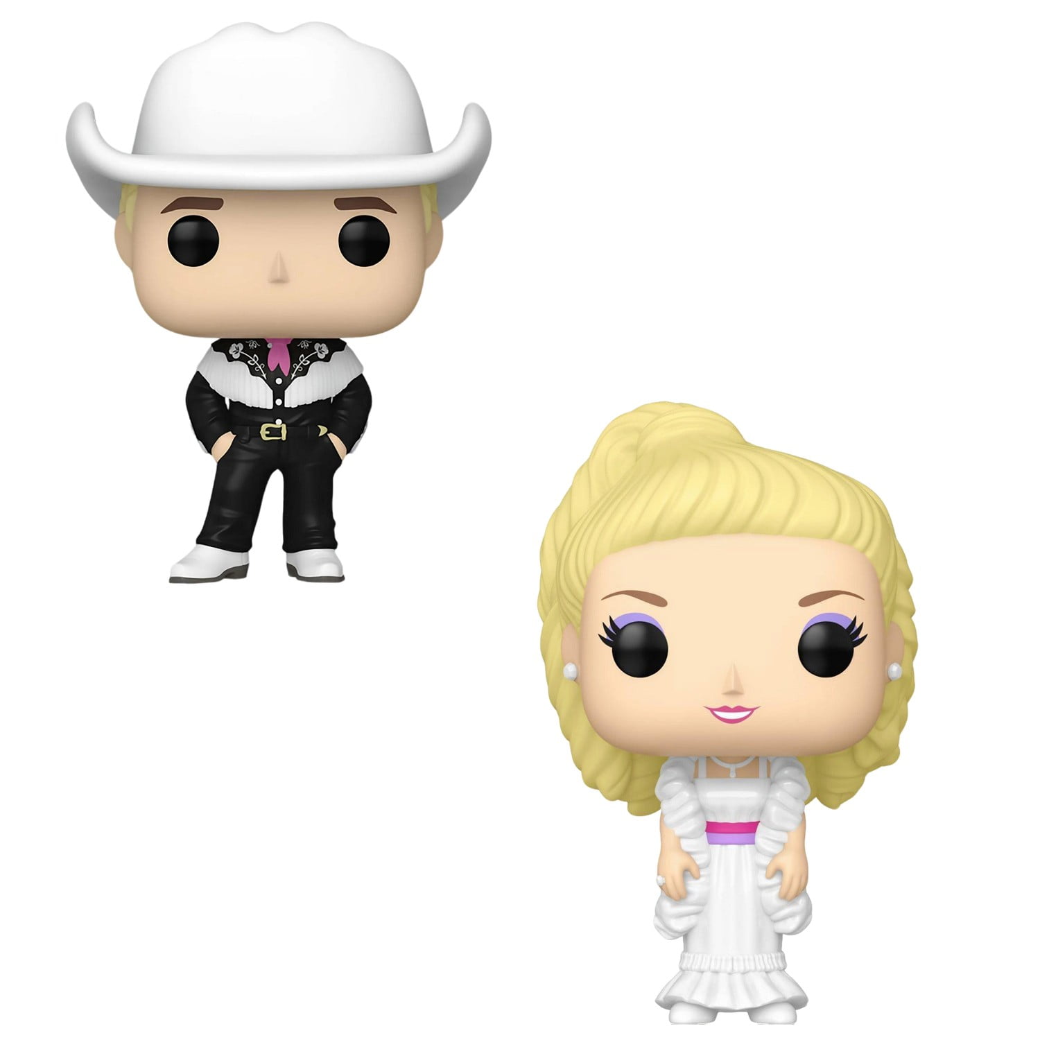 Funko Pop! 2 Pack Western Ken #1446 & Crystal Barbie #124 - Walmart.com