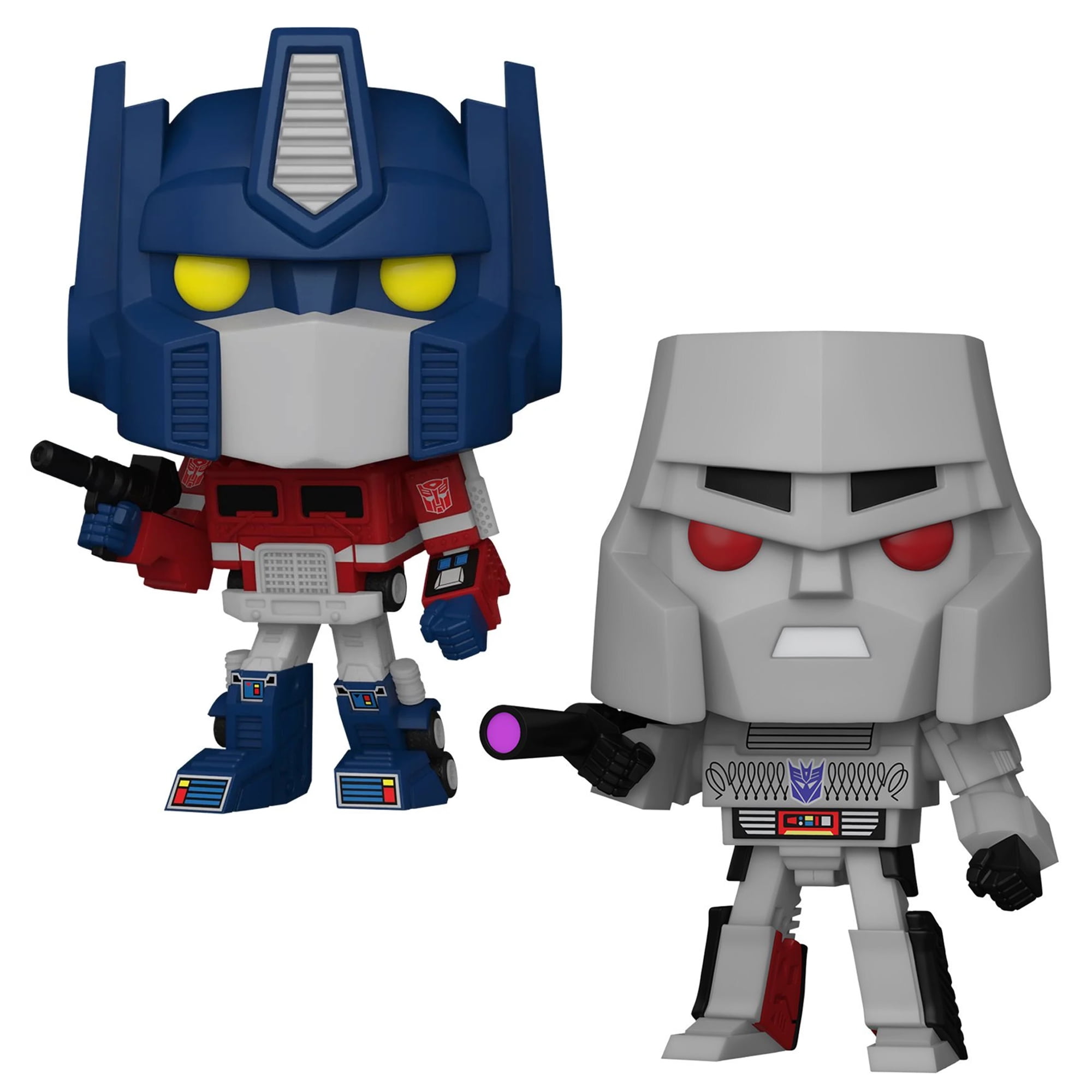 Funko Pop! 2 pack Transformers - Optimus Prime & Megatron #131 #132 ...