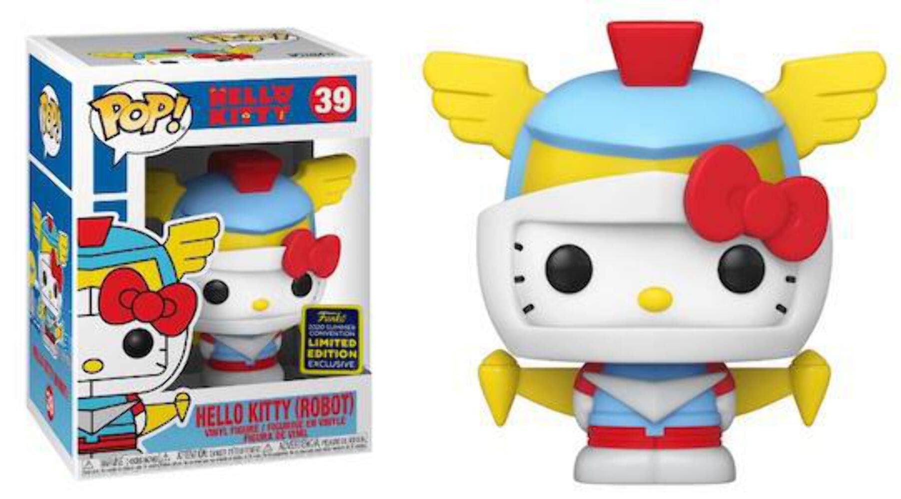 Funko Pop 39 Hello Kitty Robot 2020 Summer Convention Exclusive Figure ...