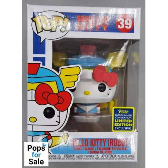 Funko Pop 39 Hello Kitty Robot 2020 Summer Convention Figure NRFB ...