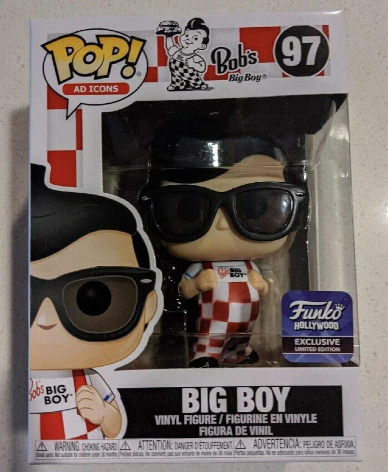 Funko Pop! AD Icons Bobs Big Boy #97 Hollywood Exclusive Vinyl Figure ...