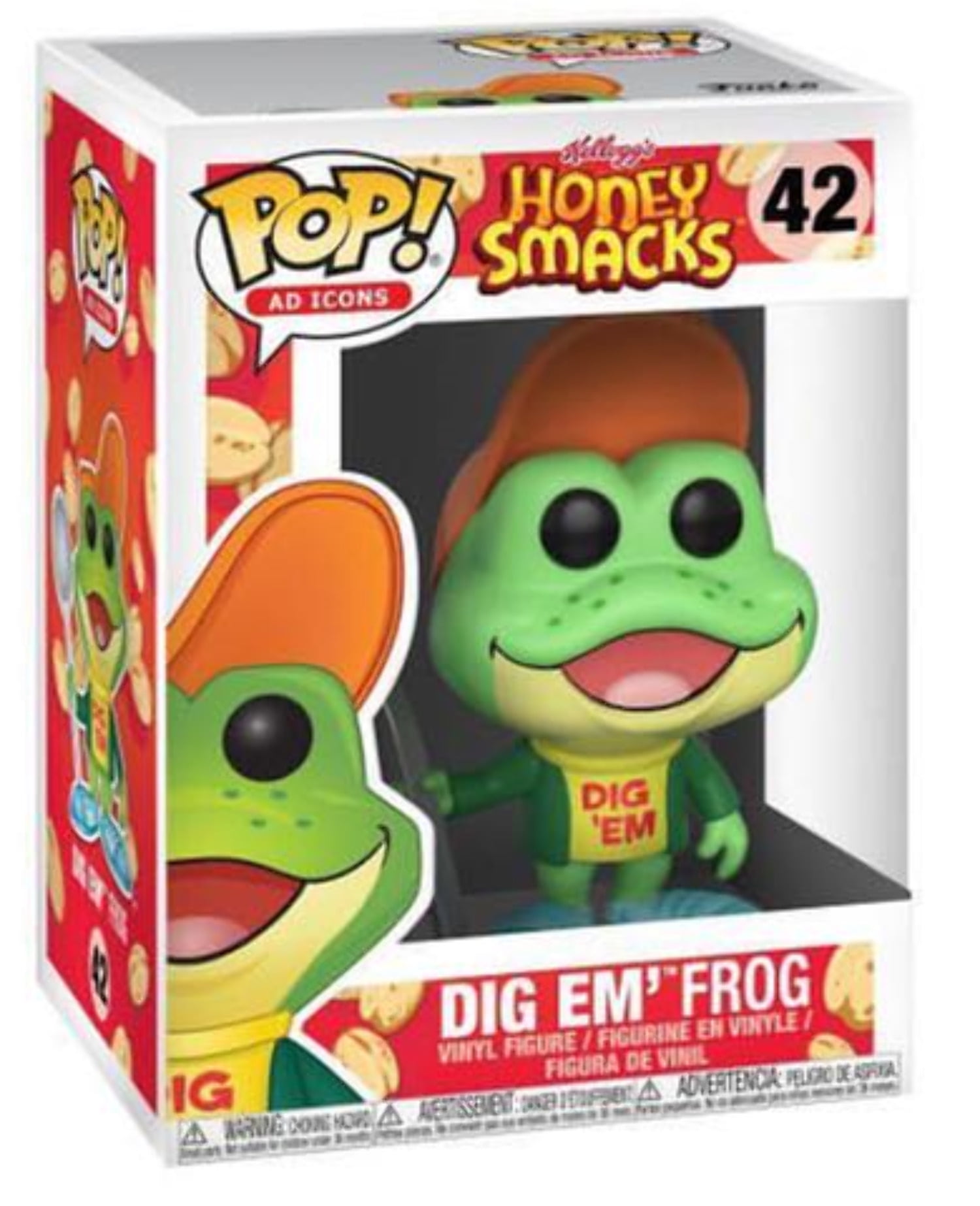 Funko Pop! Ad Icons #42 Honey Smacks Dig Em' Frog - Walmart.com