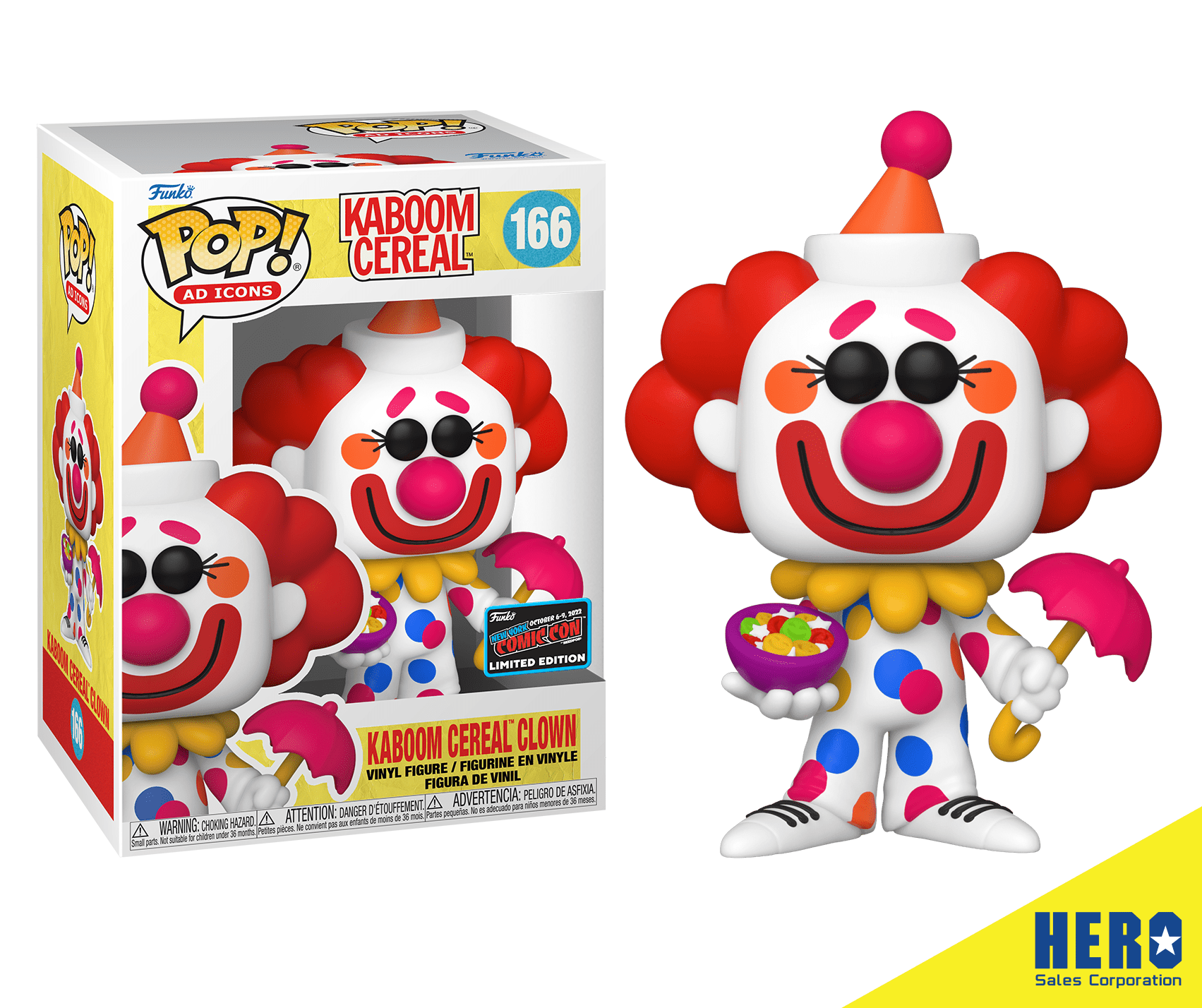 Funko Pop Ad Icons Kaboom Cereal #166 NYCC 2022 Limited Edition Exclusive - Walmart.com