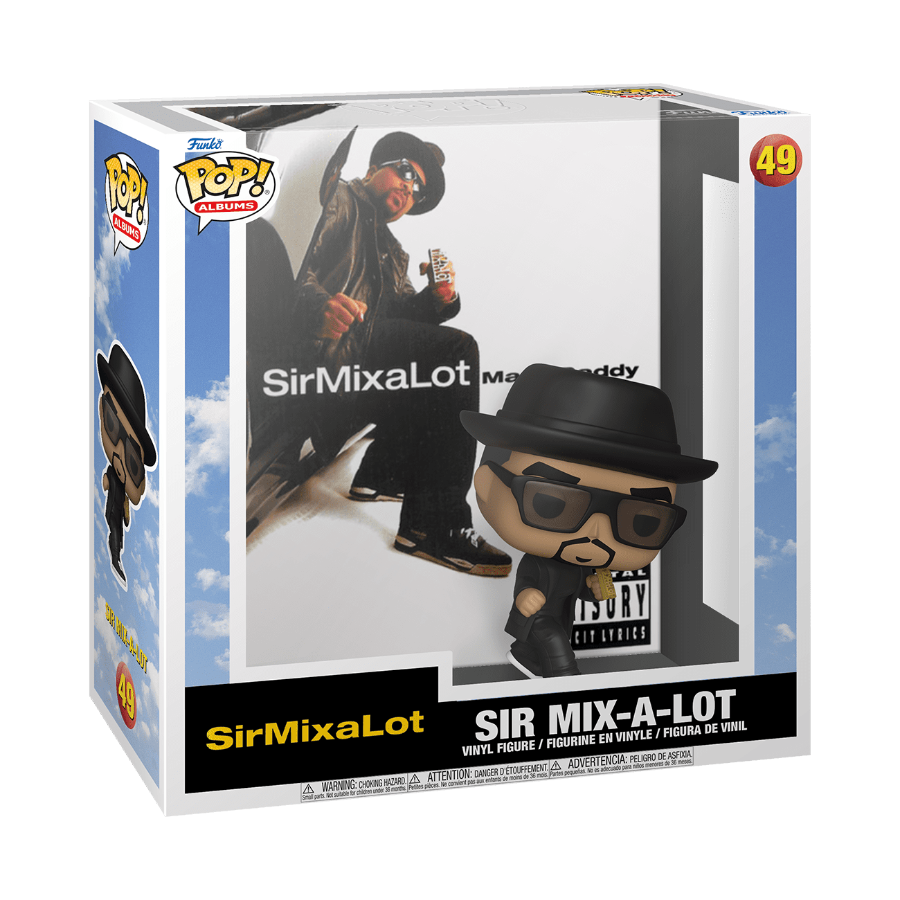 Funko Pop! Albums: Sir Mix-a-Lot - Mack Daddy Vinyl Figure - Walmart.com
