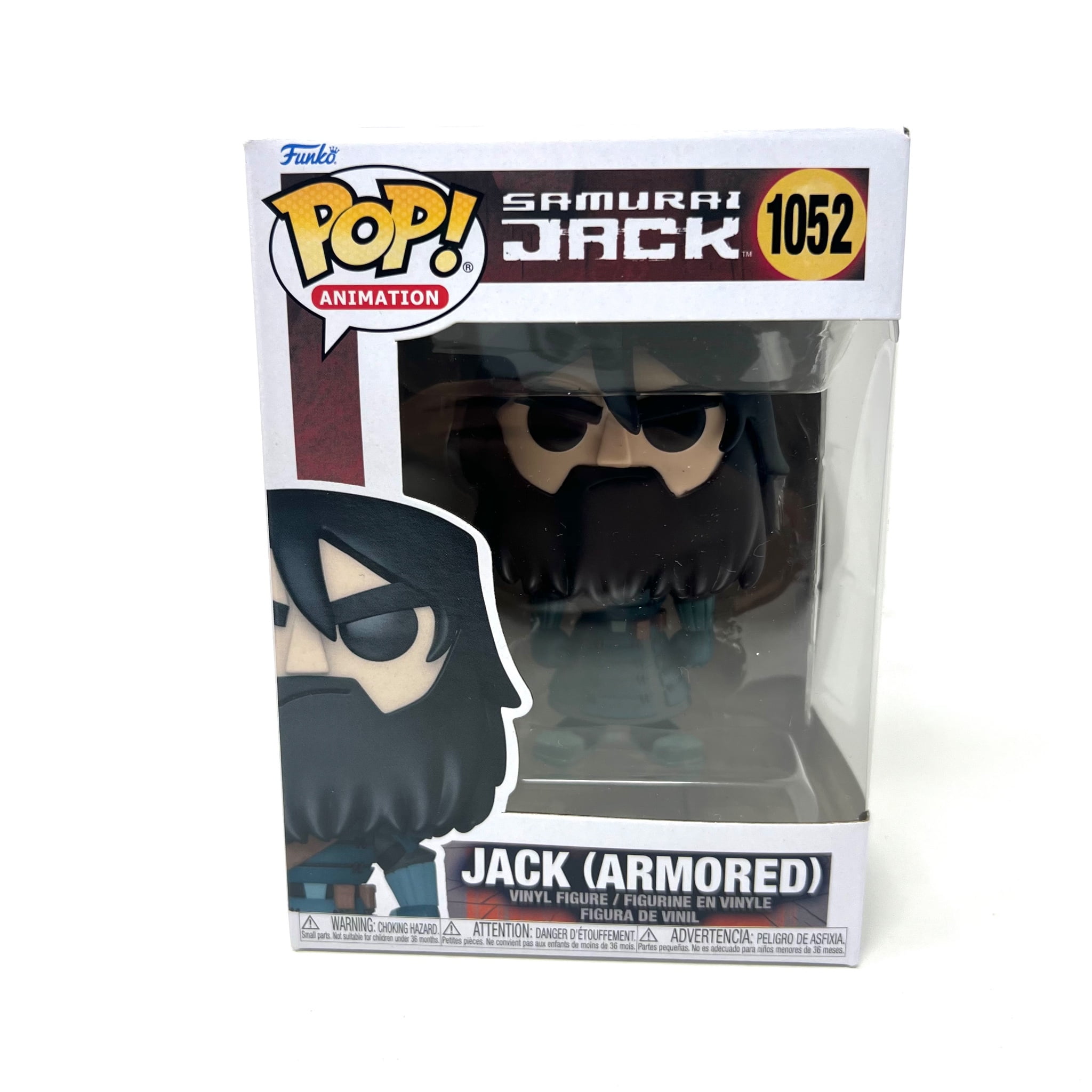 Funko Pop Animation Samurai Jack 1052 Jack (Armored) Vinyl Figure ...