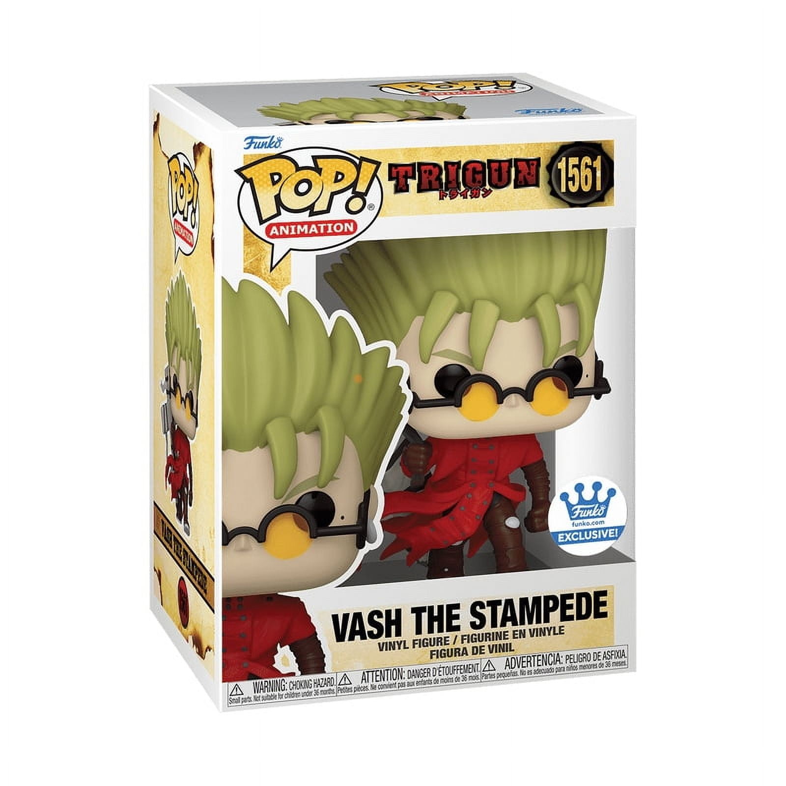 Funko Pop! Animation Trigun Vash The Stampede with Punisher Cross (1561) - Walmart.com