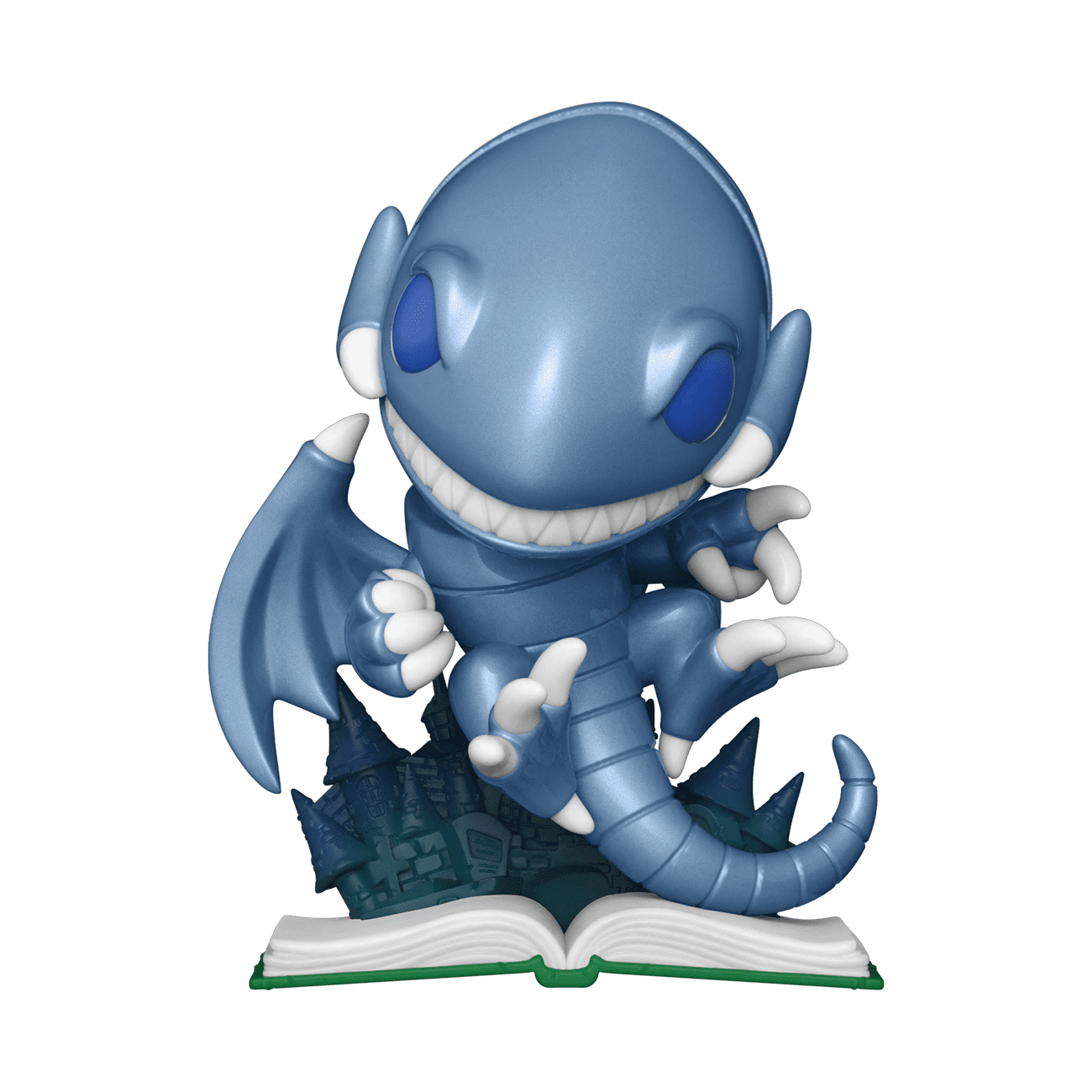 Funko Pop! Animation: Yu-Gi-Oh - Blue Eyes Toon Dragon (Metallic) Vinyl ...