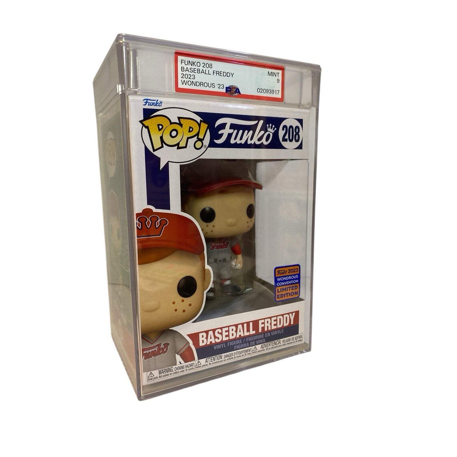 Funko Pop Baseball Freddy Funko #208 2023 Wondrous Convention PSA 9 ...
