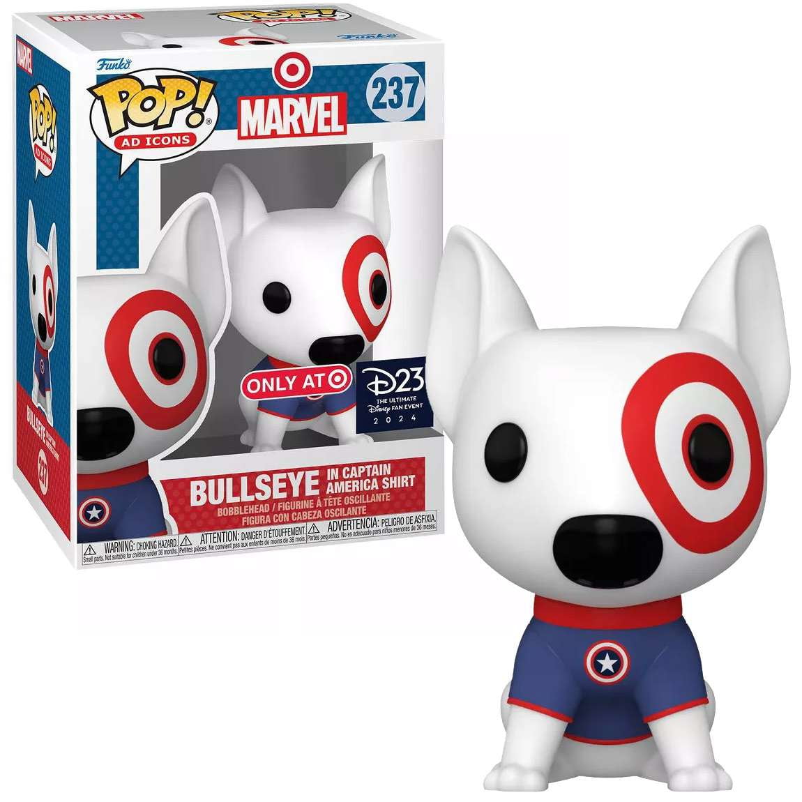 Funko Pop! Bullseye in Captain America Shirt #237 Vinyl Figure ...