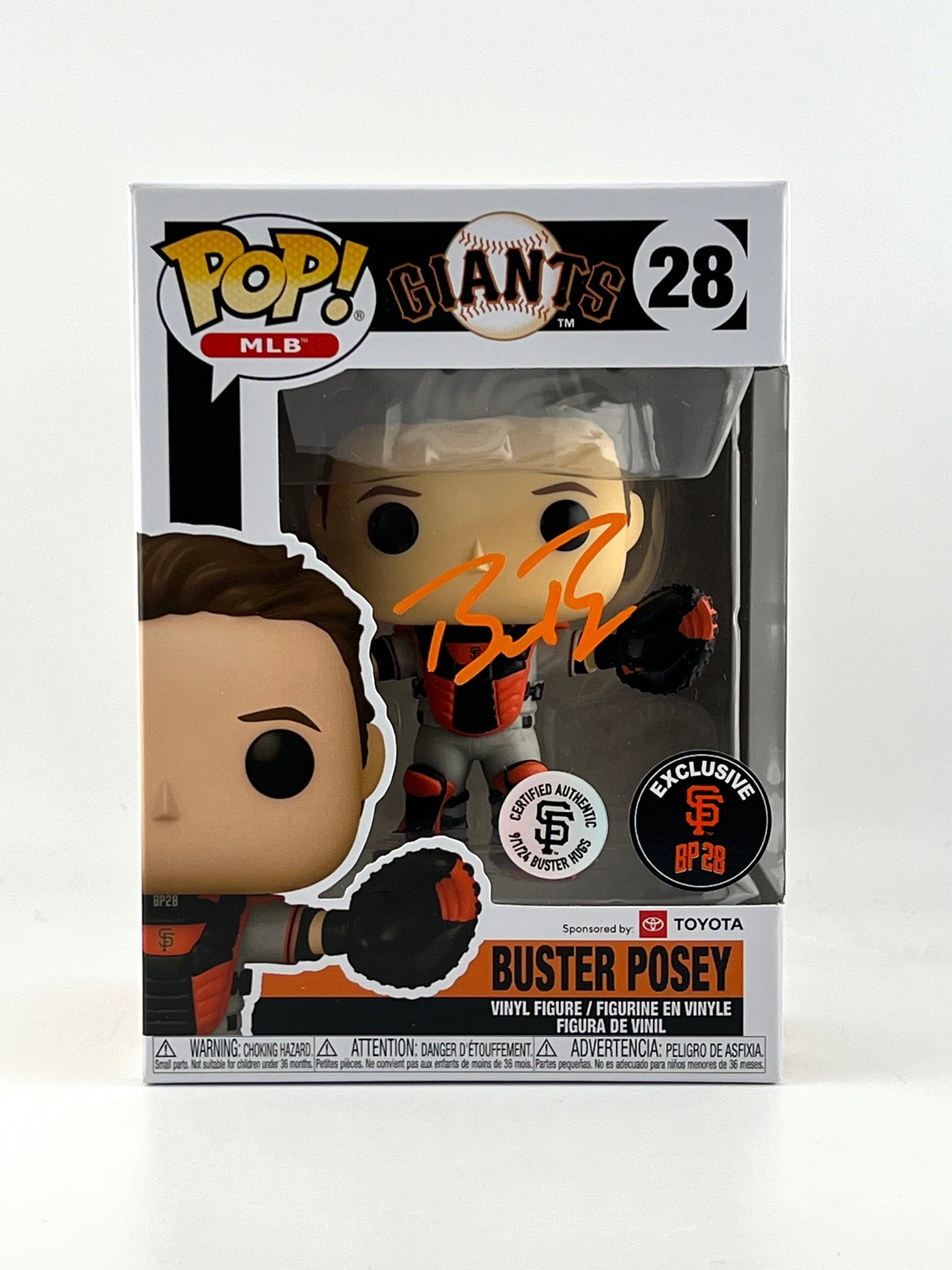 Funko Pop! Buster Posey 28 Autographed - SF GIANTS Authenticated COA ...