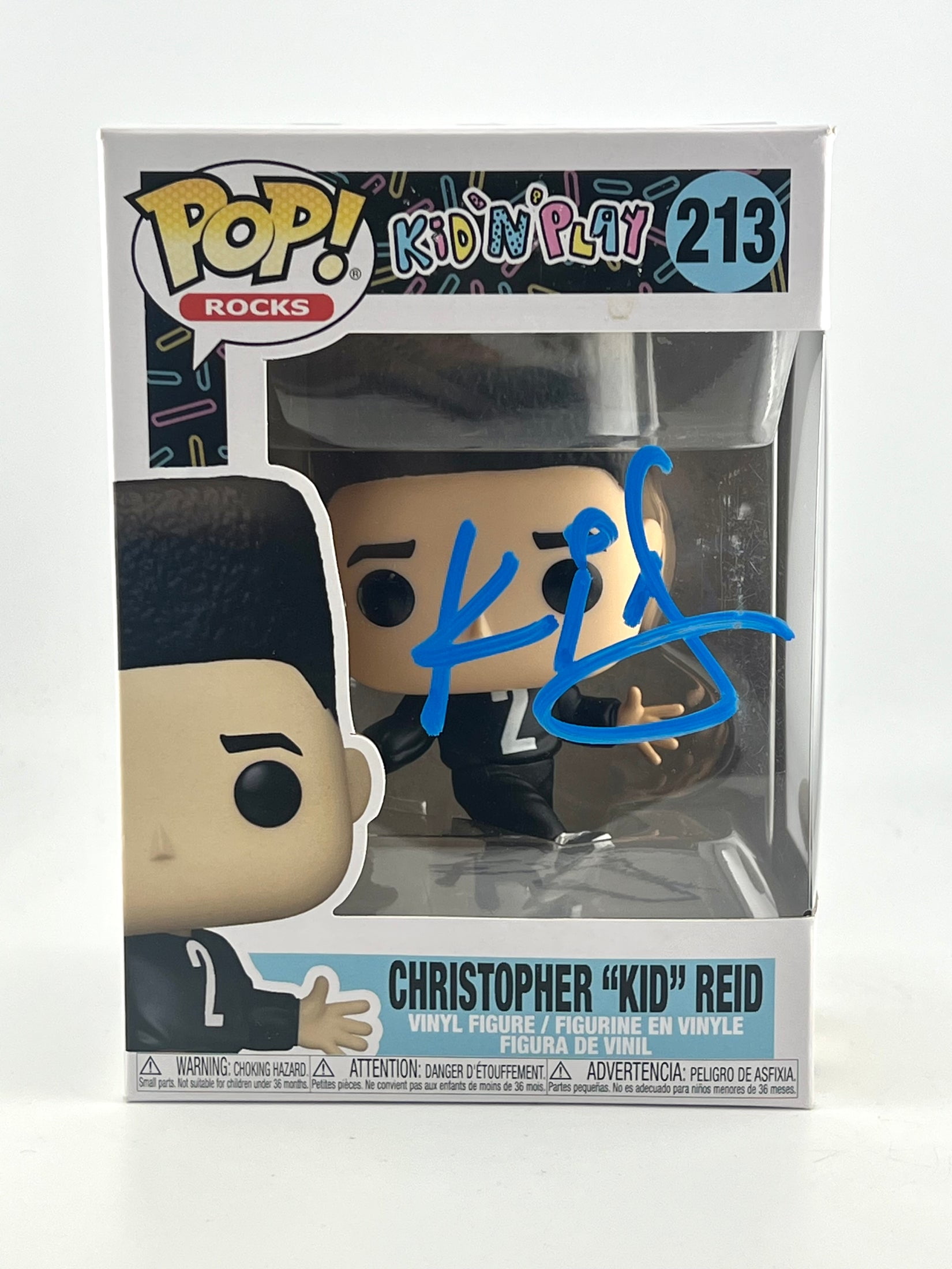 Funko Pop! CHRISTOPHER "KID" REID 213 Signed COA - Walmart.com