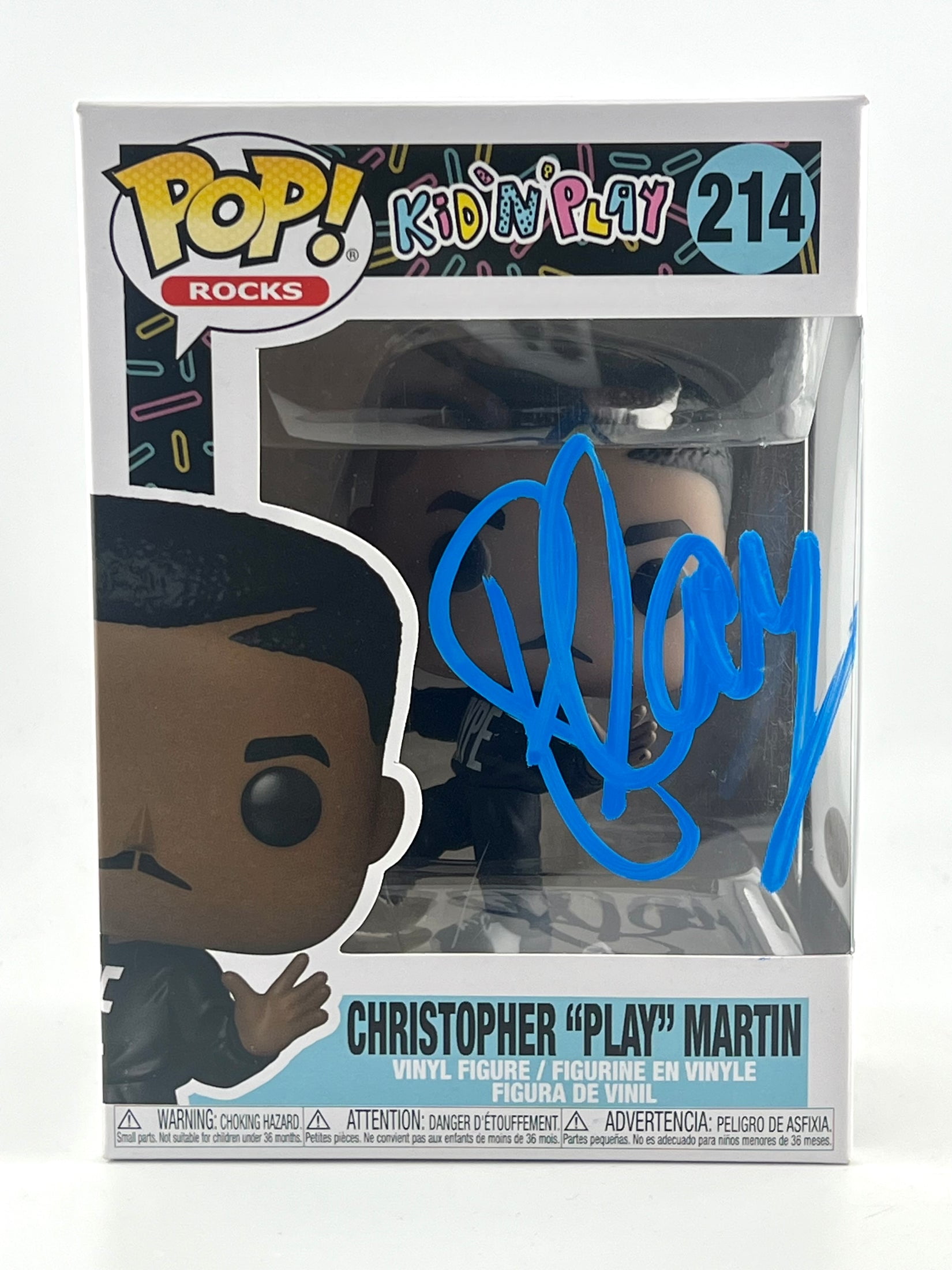 Funko Pop! CHRISTOPHER "PLAY" MARTIN 214 Signed COA - Walmart.com