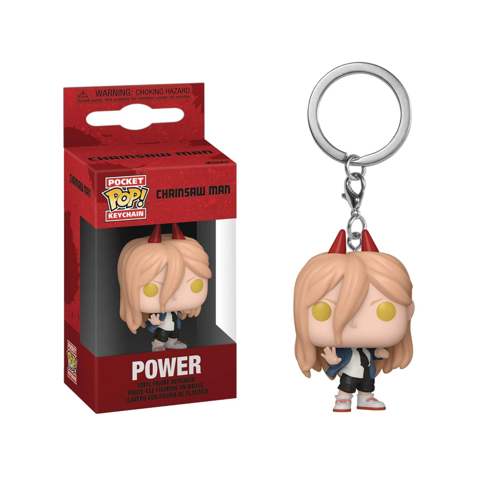 Funko Pop Chainsaw Man Keychain: Denji, Pochita, Power, Aki - Walmart.com