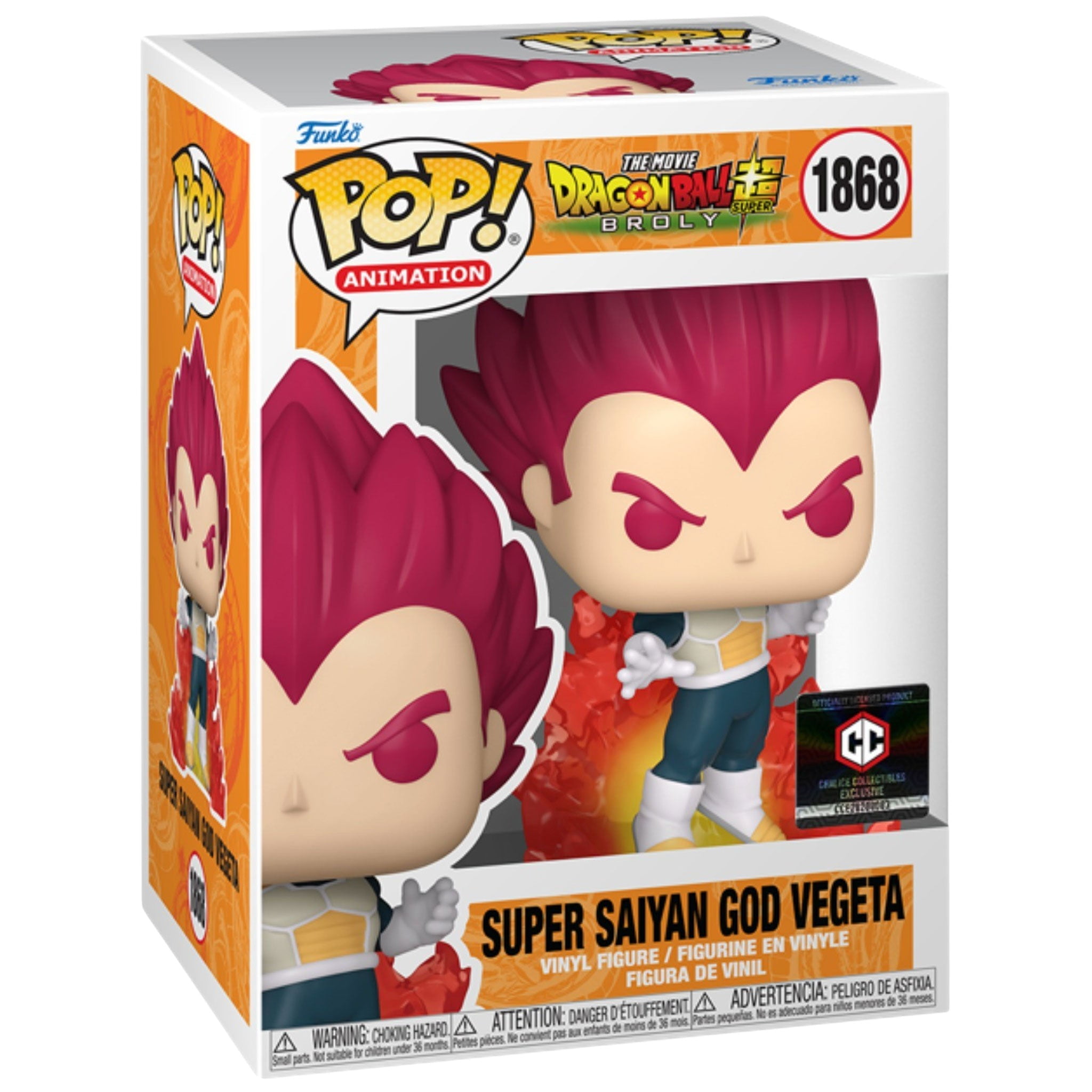Funko POP! Super Saiyan God Vegeta Dragon Ball Super [Chalice ...