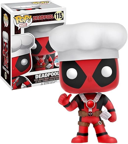 Funko Pop Chef Deadpool NYCC 2016 Exclusive Vinyl Bobblehead Figure ...