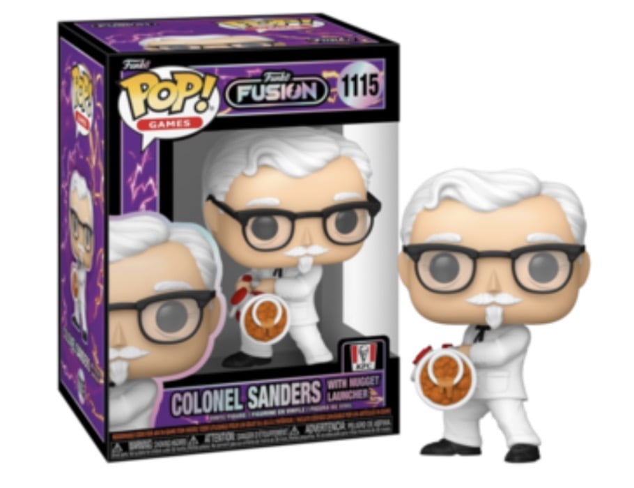 Funko Pop Colonel Sanders Fusion Vinyl Figure with Nugget Launcher ...