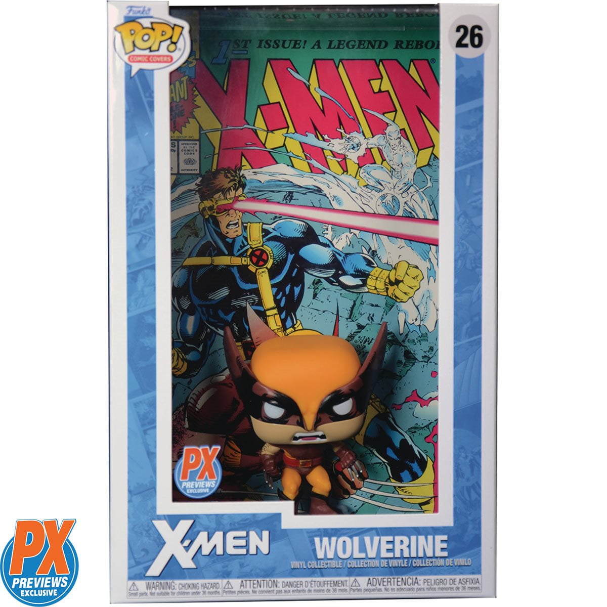 Funko Pop! Comic Cover : X-Men #1 (1991) Wolverine Vinyl Figure with Case - Walmart.com
