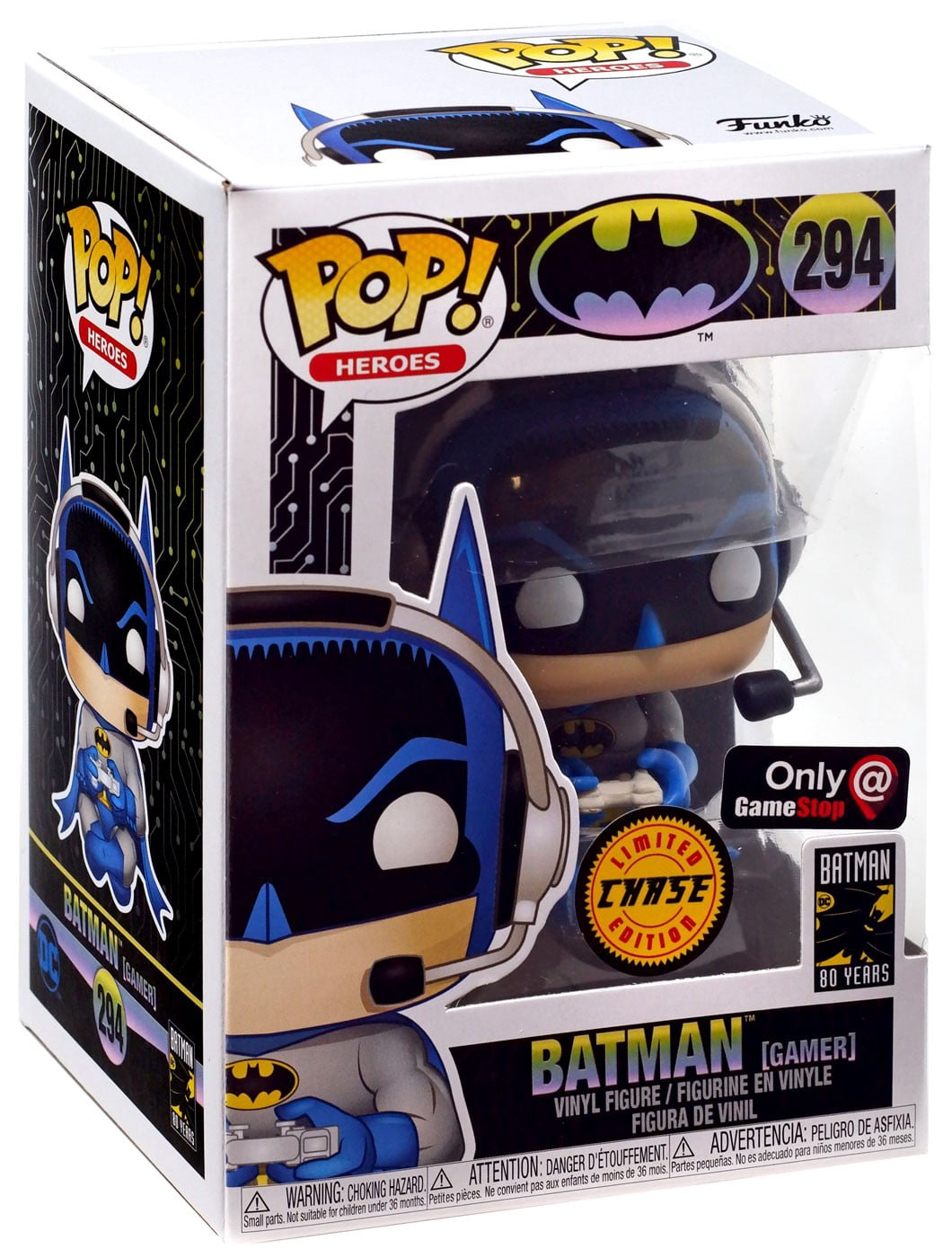 Funko Pop! DC Gamer Batman Sitting Chase Exclusive - Walmart.com