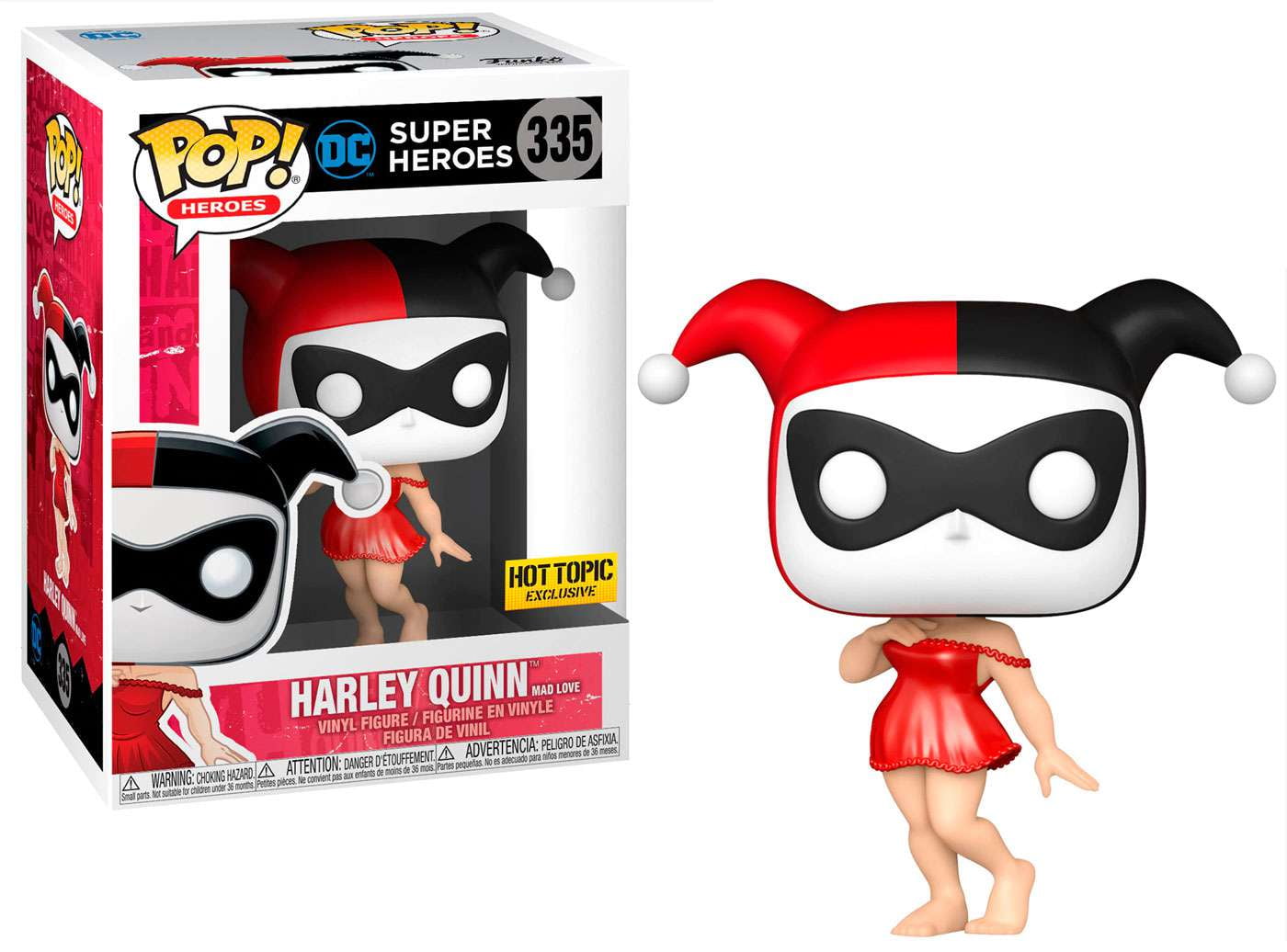 Funko DC Comics Super Heroes Pop! Harley Quinn Mad Love Vinyl Figure ...