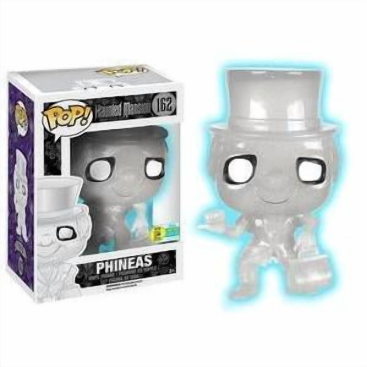 Funko Pop! Disney #162 Haunted Mansion Phineas Glow in The Dark LE 1000 ...