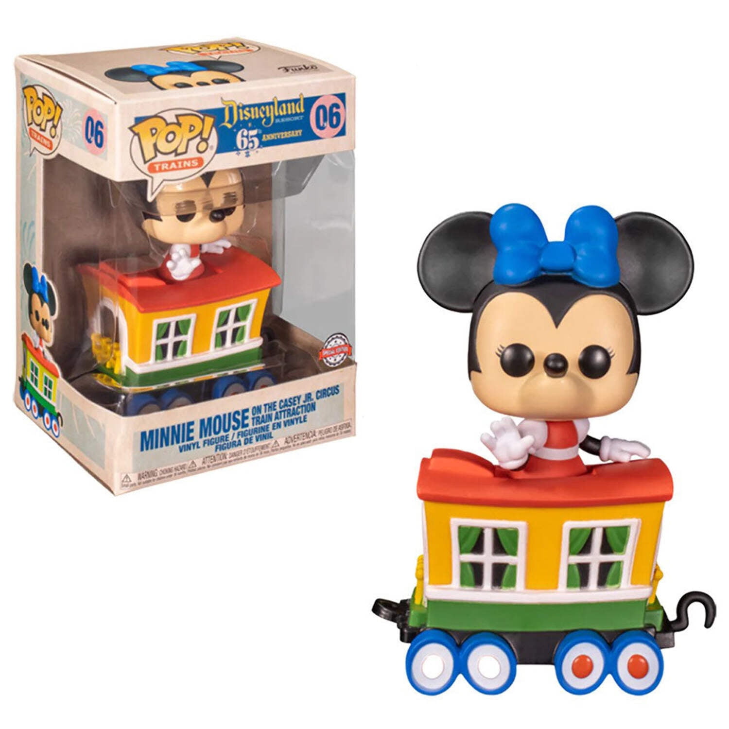 Funko POP! Disney 65th: Casey Jr - Minnie Mouse in Caboose Car Vinyl ...