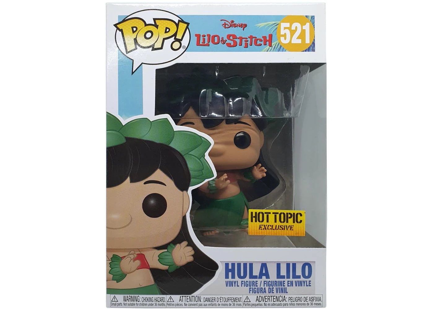 Funko POP Disney: Lilo & Stitch - Exclusive Hula Lilo Collectible ...