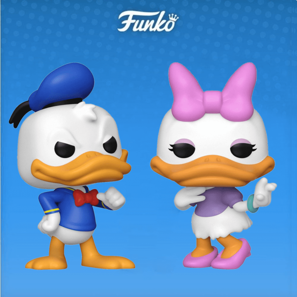 Funko Pop! Disney: Mickey and Friends – Set of 2 Vinyl Figures (Donald ...