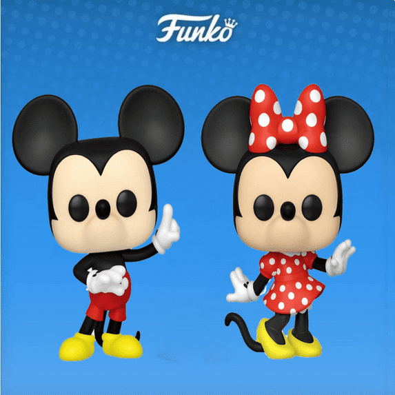 Funko Pop! Disney: Mickey and Friends – Set of 2 Vinyl Figures (Mickey ...