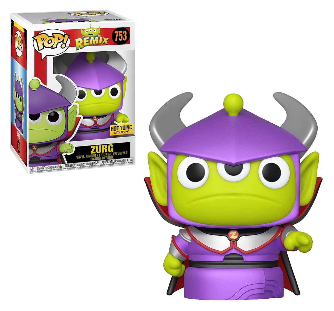 Funko Pop! Disney Pixar Alien Remix Zurg Metallic Hot Topic Exclusive ...
