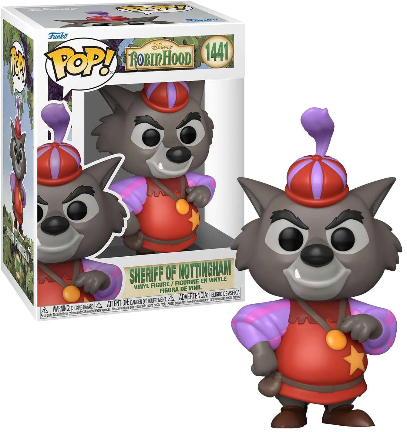 Funko Pop! Disney Robin Hood - Sheriff of Nottingham Figure #1441 ...