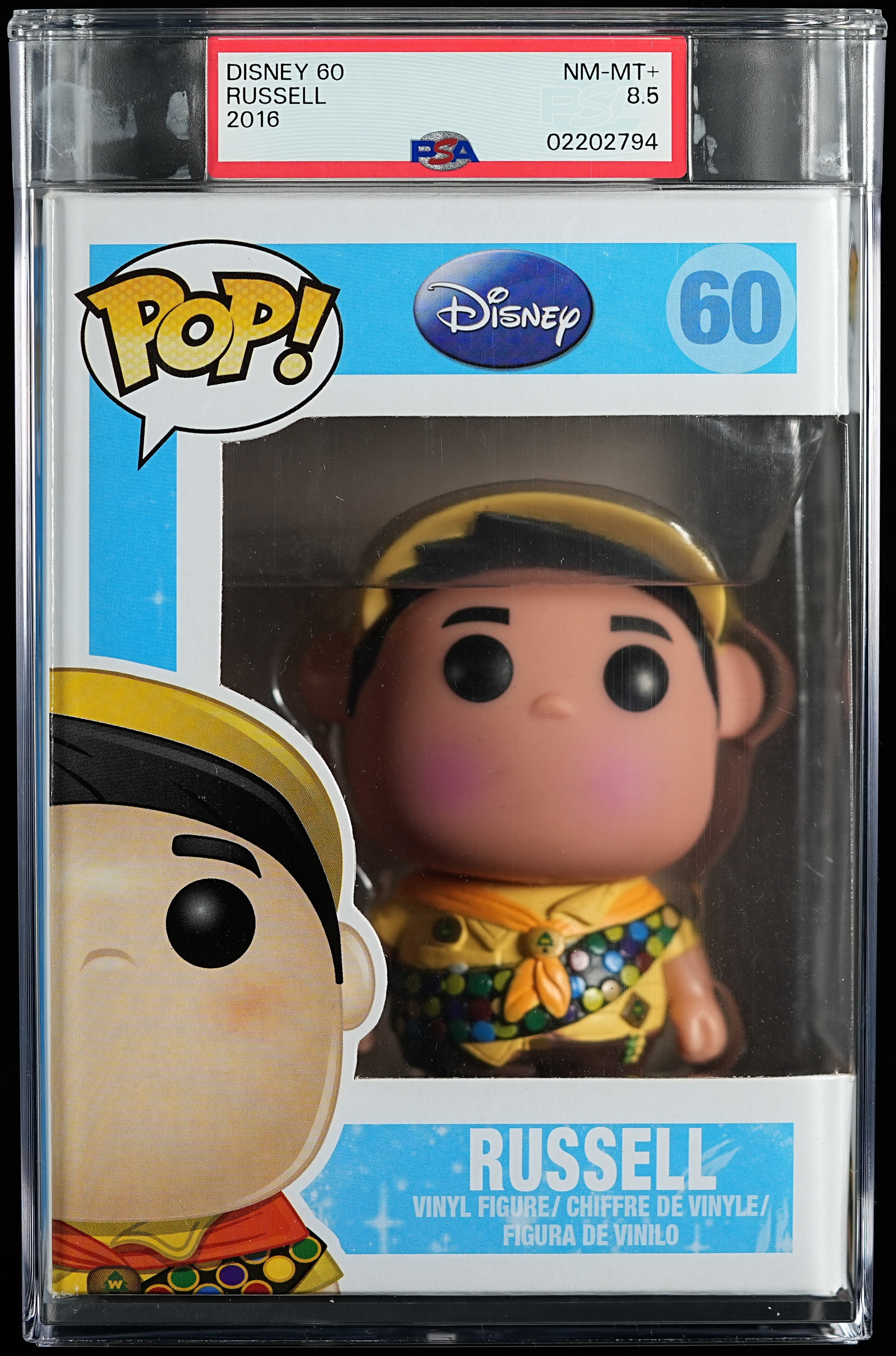 Funko Pop! Disney: Russell #60 - PSA-Graded Collectible Vinyl Figure ...