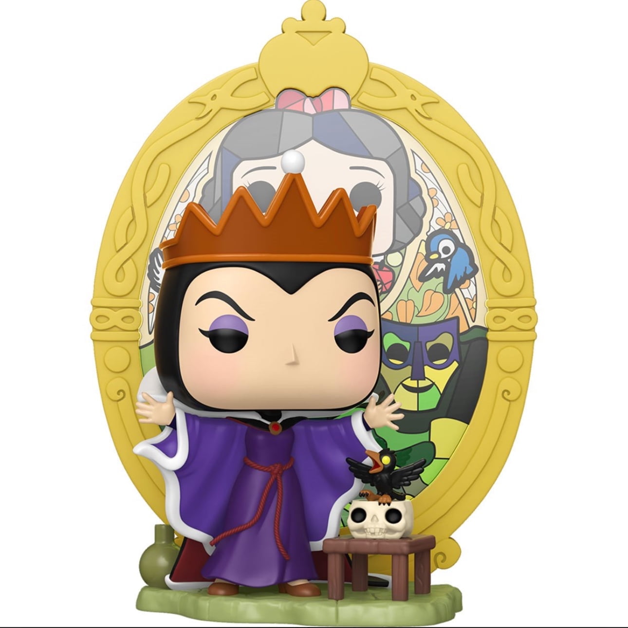 Funko Pop! Disney: Snow White – Evil Queen Stained Glass Deluxe Vinyl ...