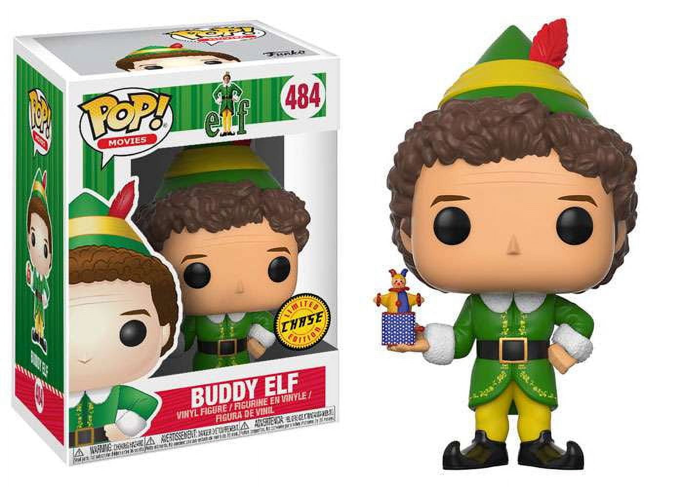 Funko Pop Elf Movie Buddy the Elf Chase Variant Vinyl Figure With ...