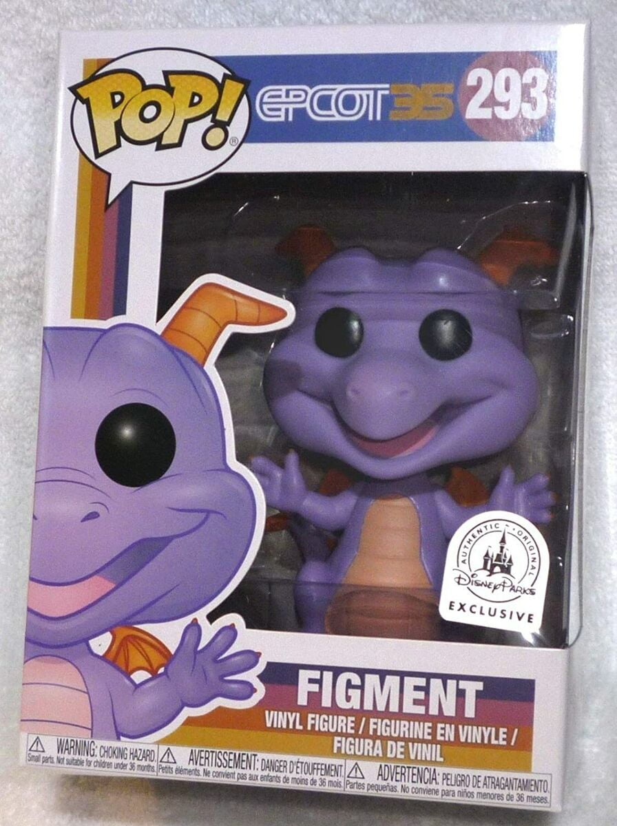 Funko Pop! Figment Epcot 35th #293 Parks Exclusive Vinyl Figure ...